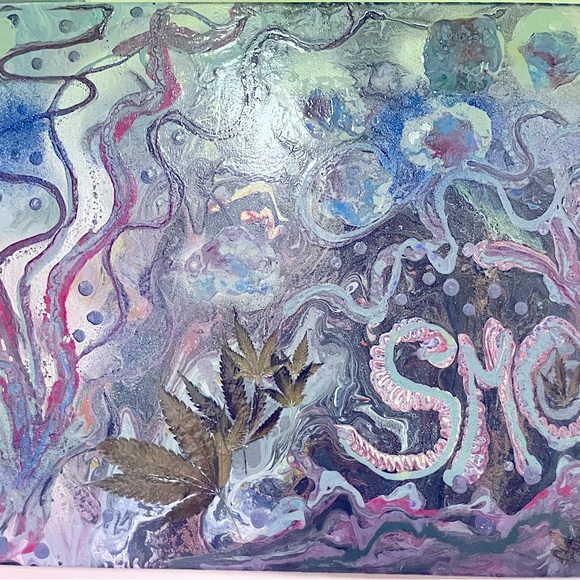 artist original | Art | Canna Enthusiasts Painting Lots Of Cool ...